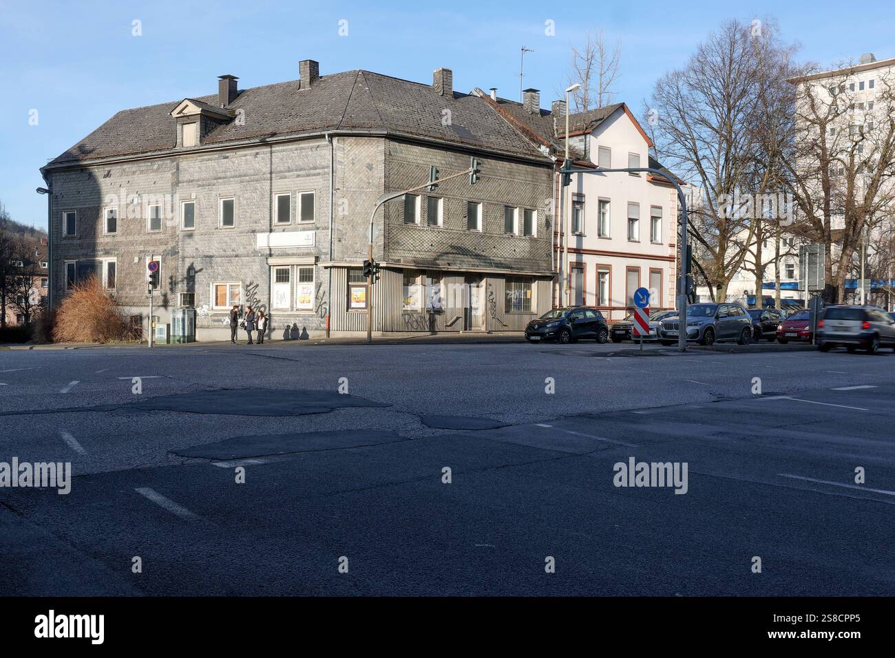 Blick ueber über in Richtung Kleins Ecke. Innenstadt am 21.01.2025 in ...