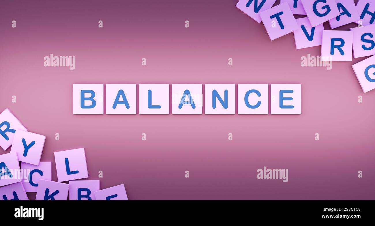 Balance Balance, word with tokens. Describes a state of equilibration ...
