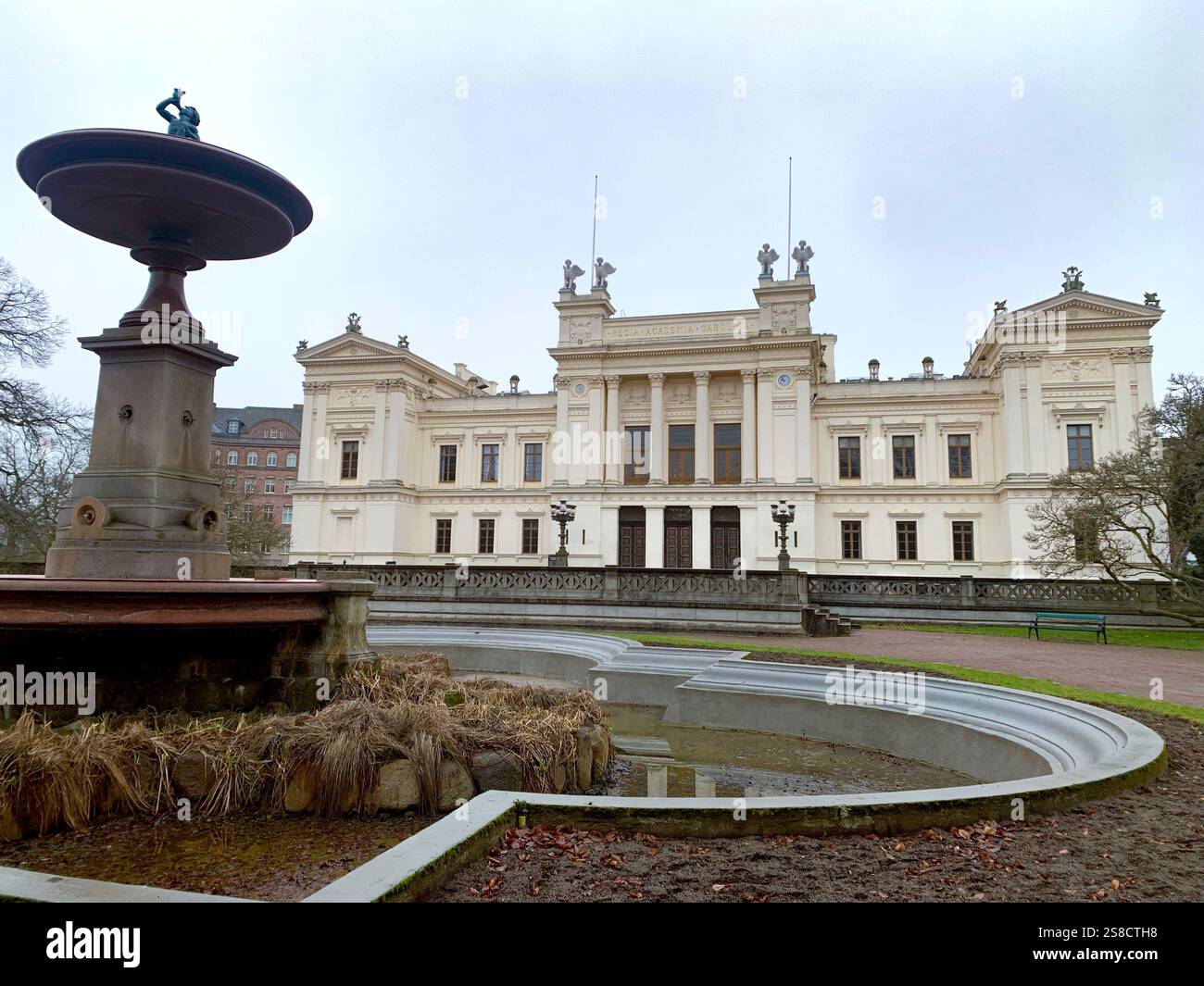 The main building of the Lund University, Skane Sweden, 2025 Stock ...