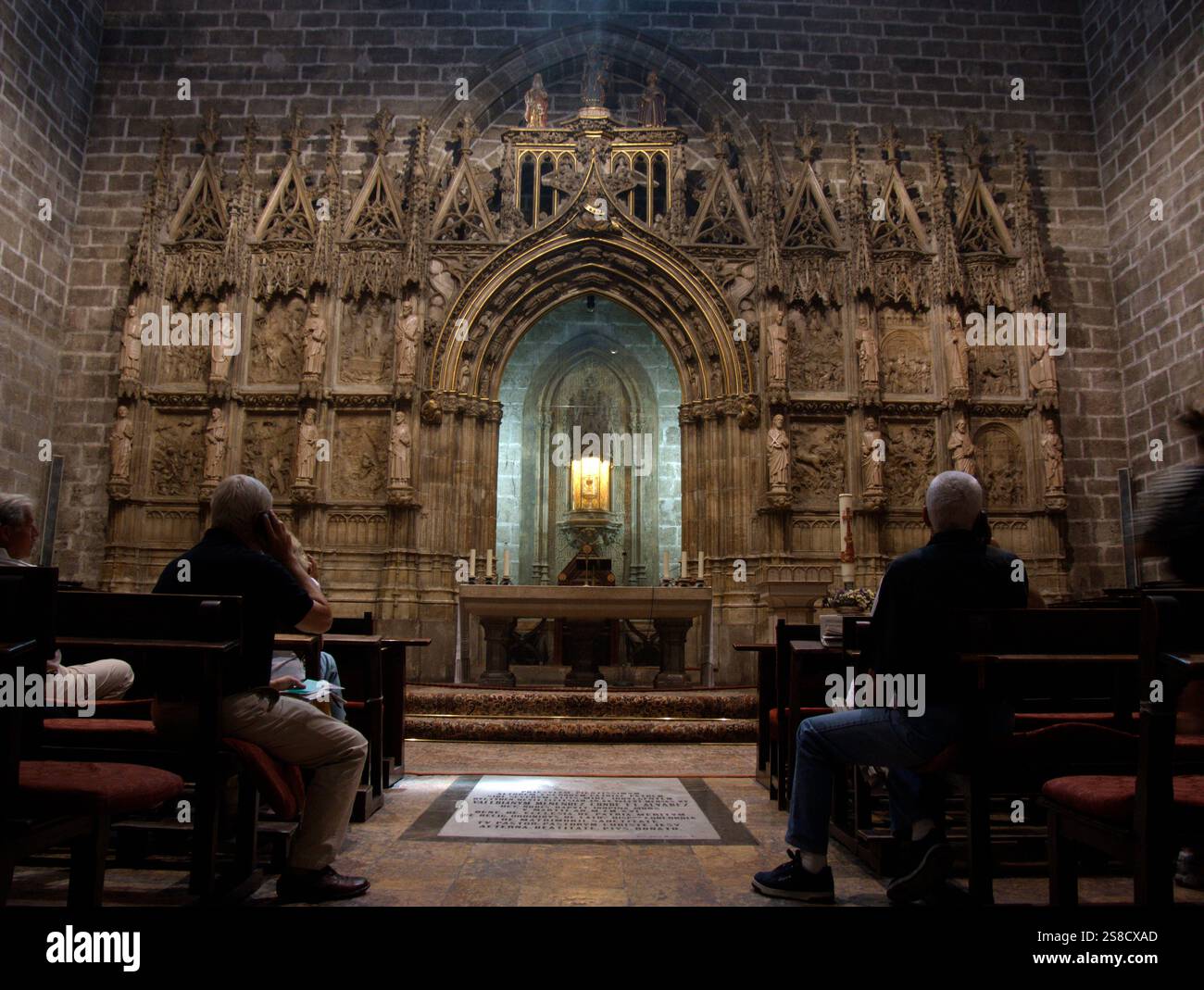 The Holy Chalice Chapel (built between 1356-1369), where the (supposed ...
