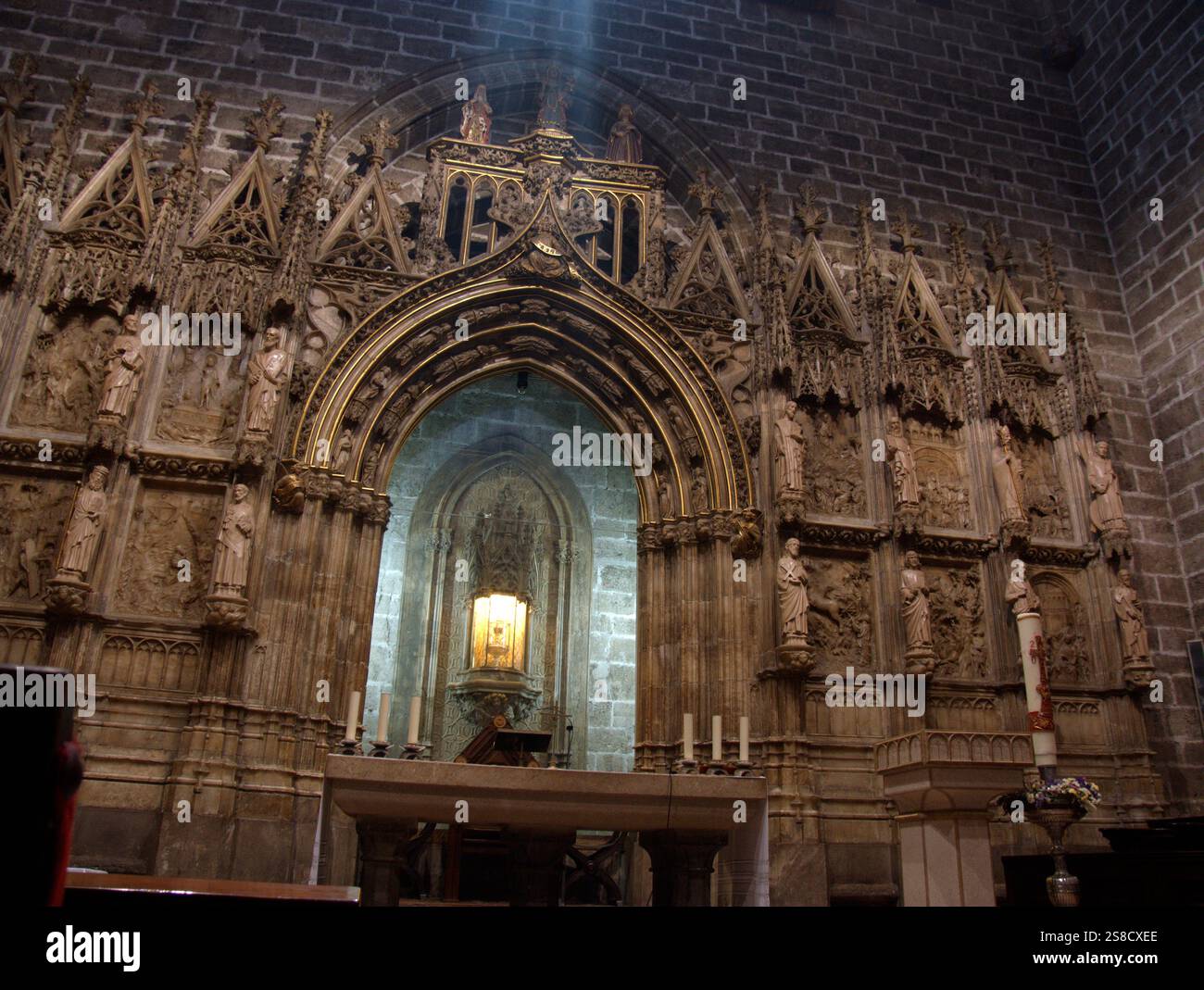 The Holy Chalice Chapel (built between 1356-1369), where the (supposed ...