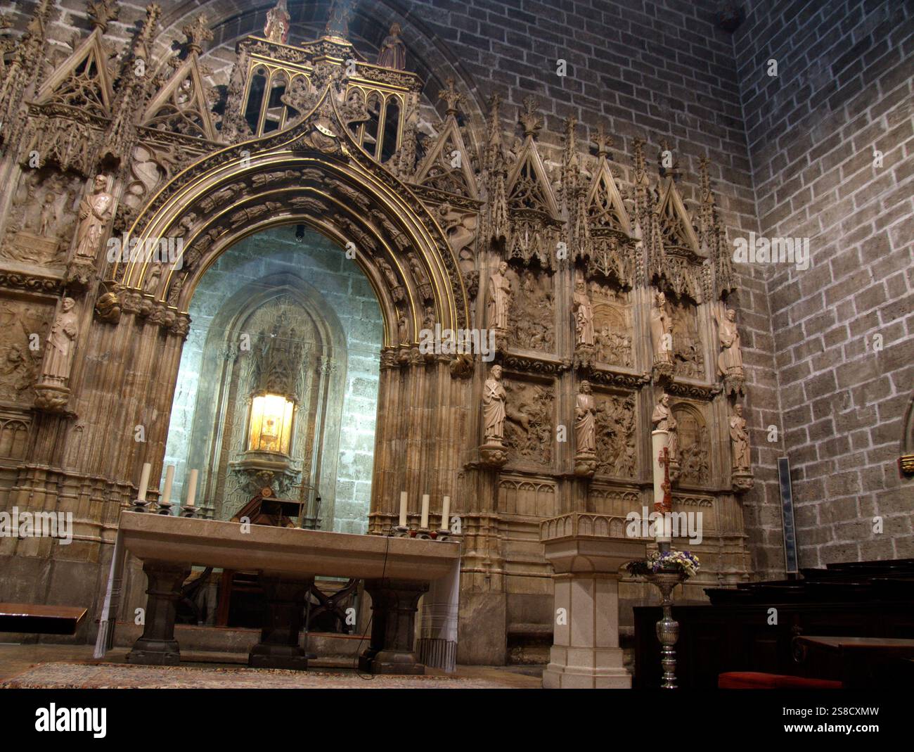 The Holy Chalice Chapel (built between 1356-1369), where the (supposed ...
