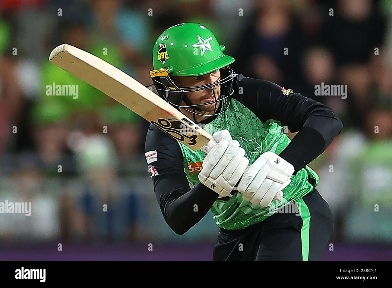 Peter Handscomb of the Stars bats during the BBL Knockout Final match ...