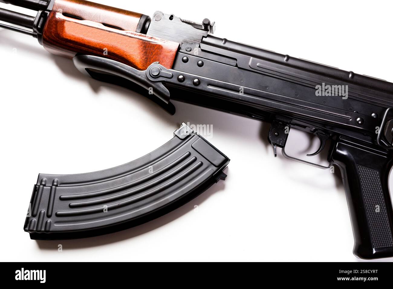 Kalashnikov machine gun Stock Photo - Alamy