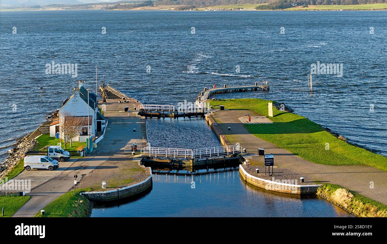 Clachnaharry Inverness Scotland the Caledonian Canal Sealock House and ...