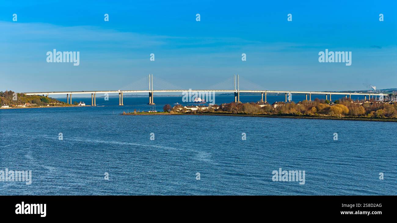 Clachnaharry Inverness Scotland the Beauly Firth the Kessock road ...