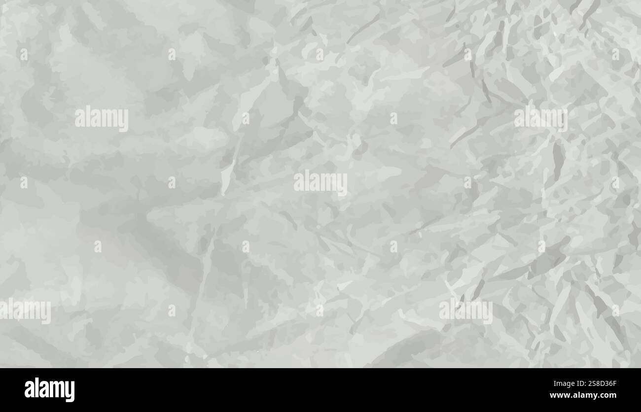 Crumpled grey paper texture. Abstract light background with wrinkled ...