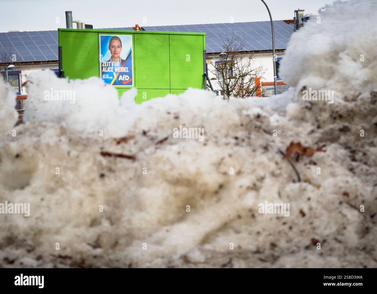 Party election posters of Alice Weidel (AFD) for the federal election ...