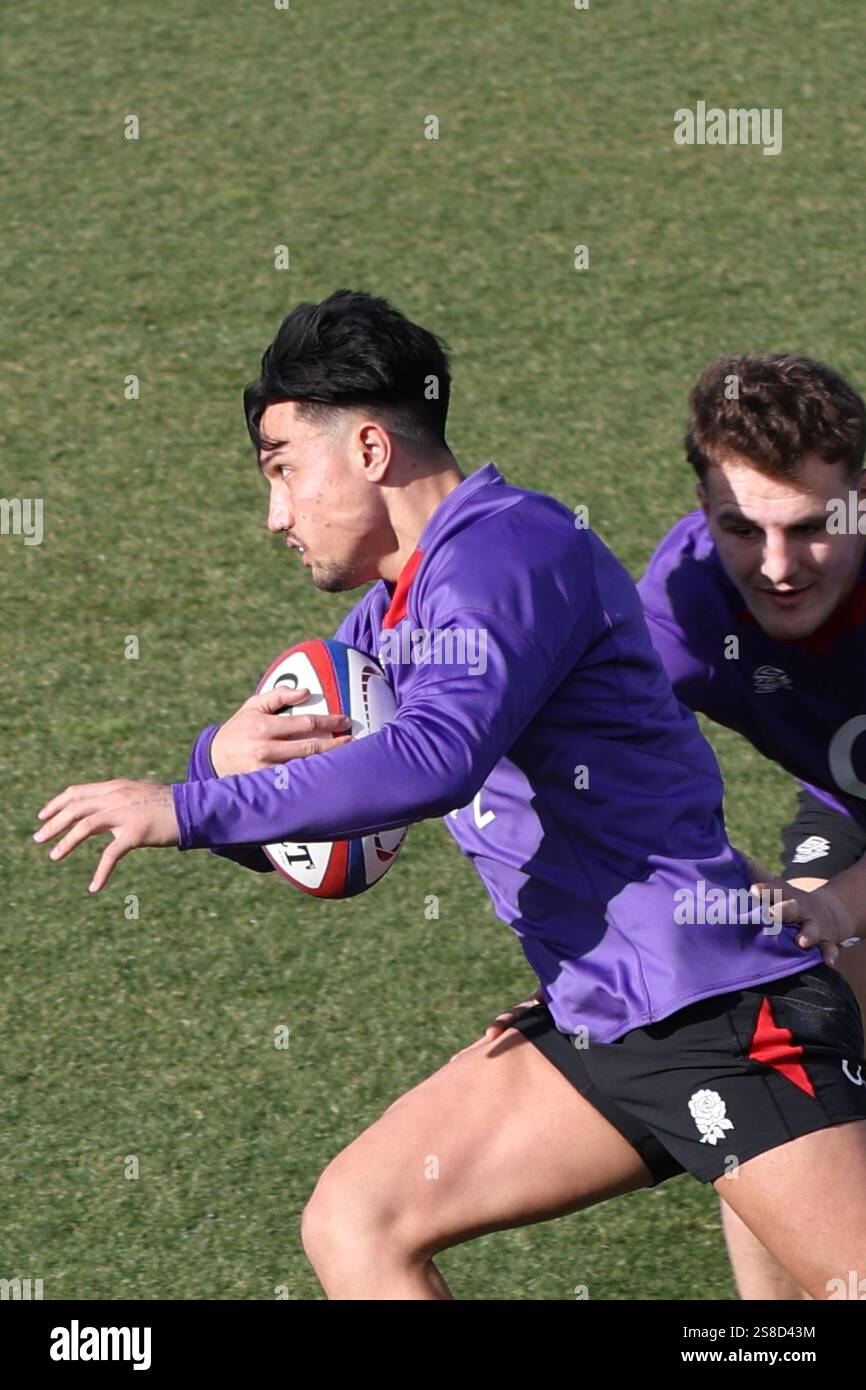 Girona, Spain, 22nd January 2025, Marcus Smith at England men's rugby ...