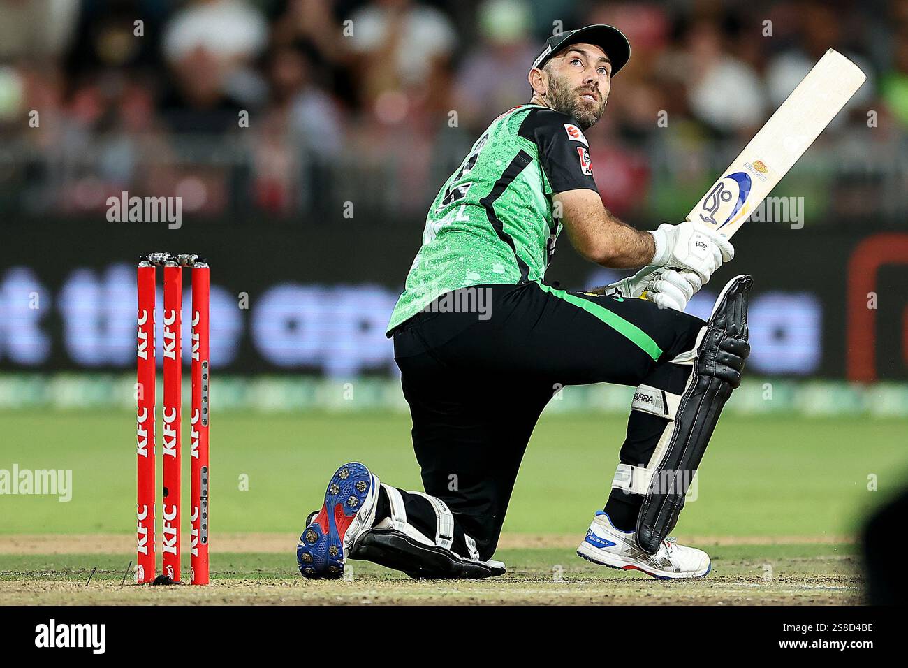 Glenn Maxwell of the Stars bats during the BBL Knockout Final match ...