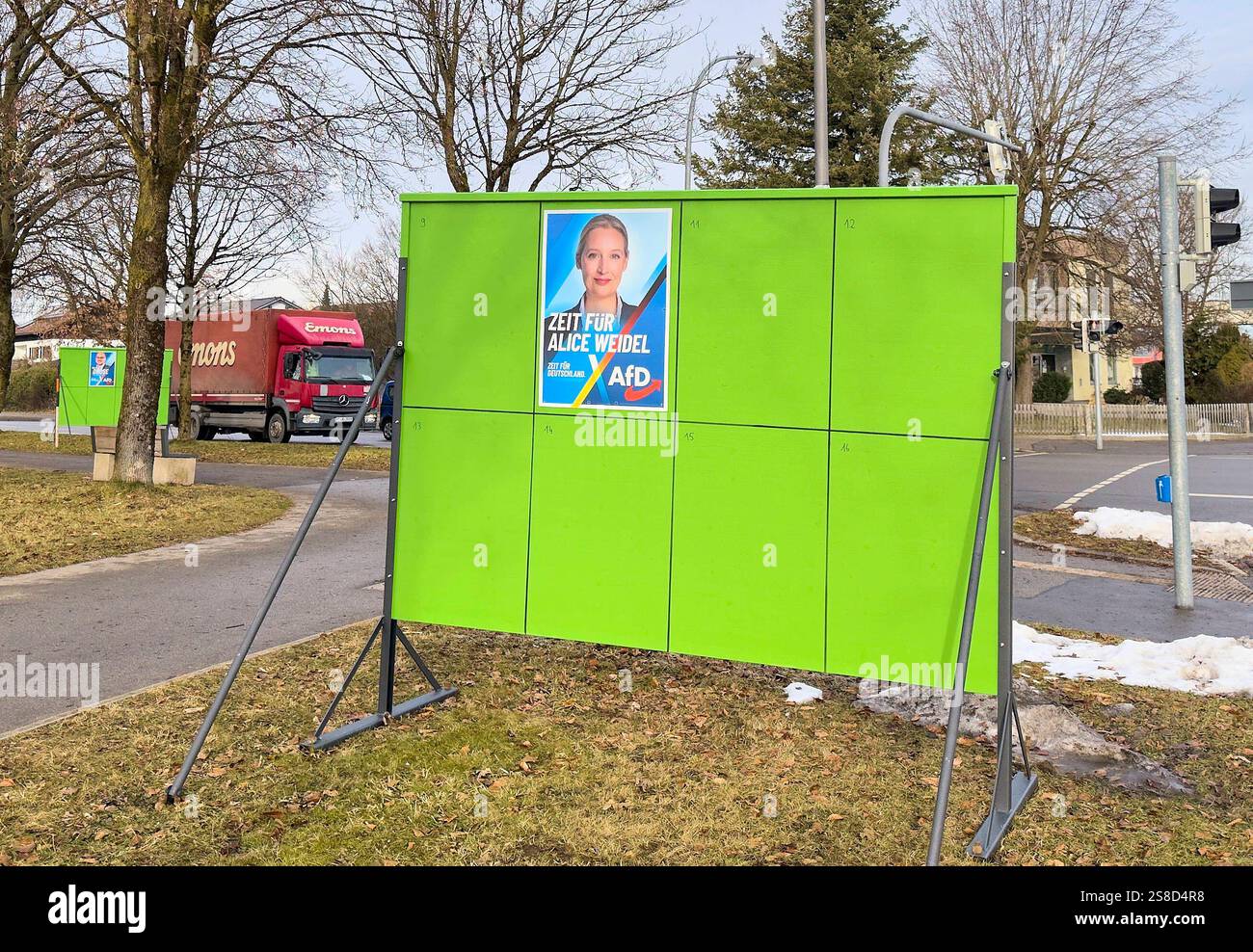 Party election posters of Alice Weidel AFD for the federal election on ...