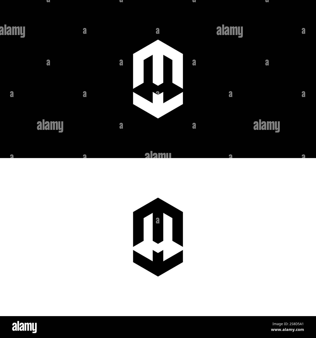 MW logo template vector Stock Vector Image & Art - Alamy