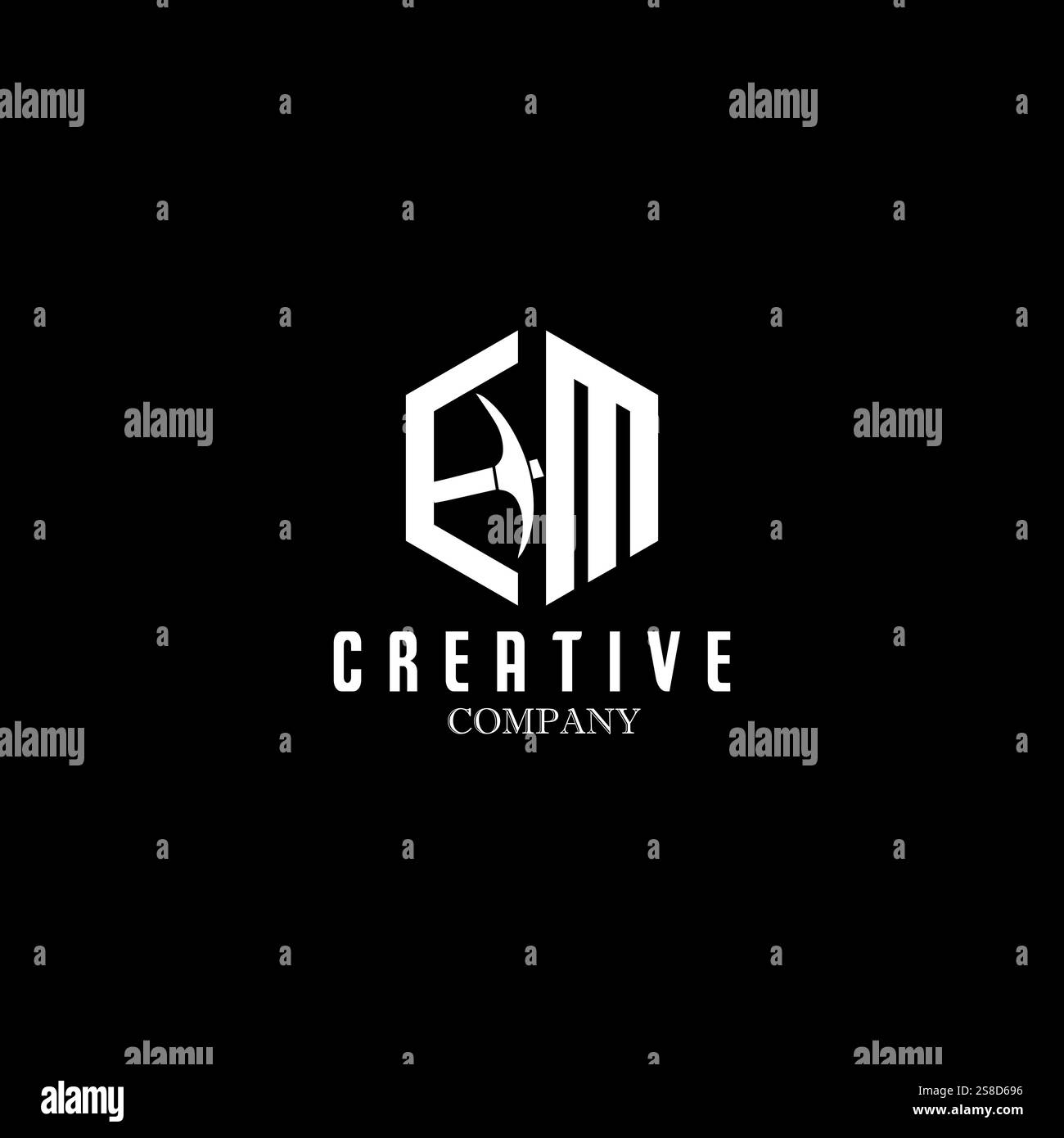 wordmark logo template vector Stock Vector Image & Art - Alamy