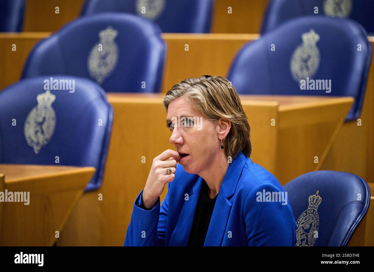 DEN HAAG - Ingrid Michon-Derksen (VVD) during a debate on the right to ...