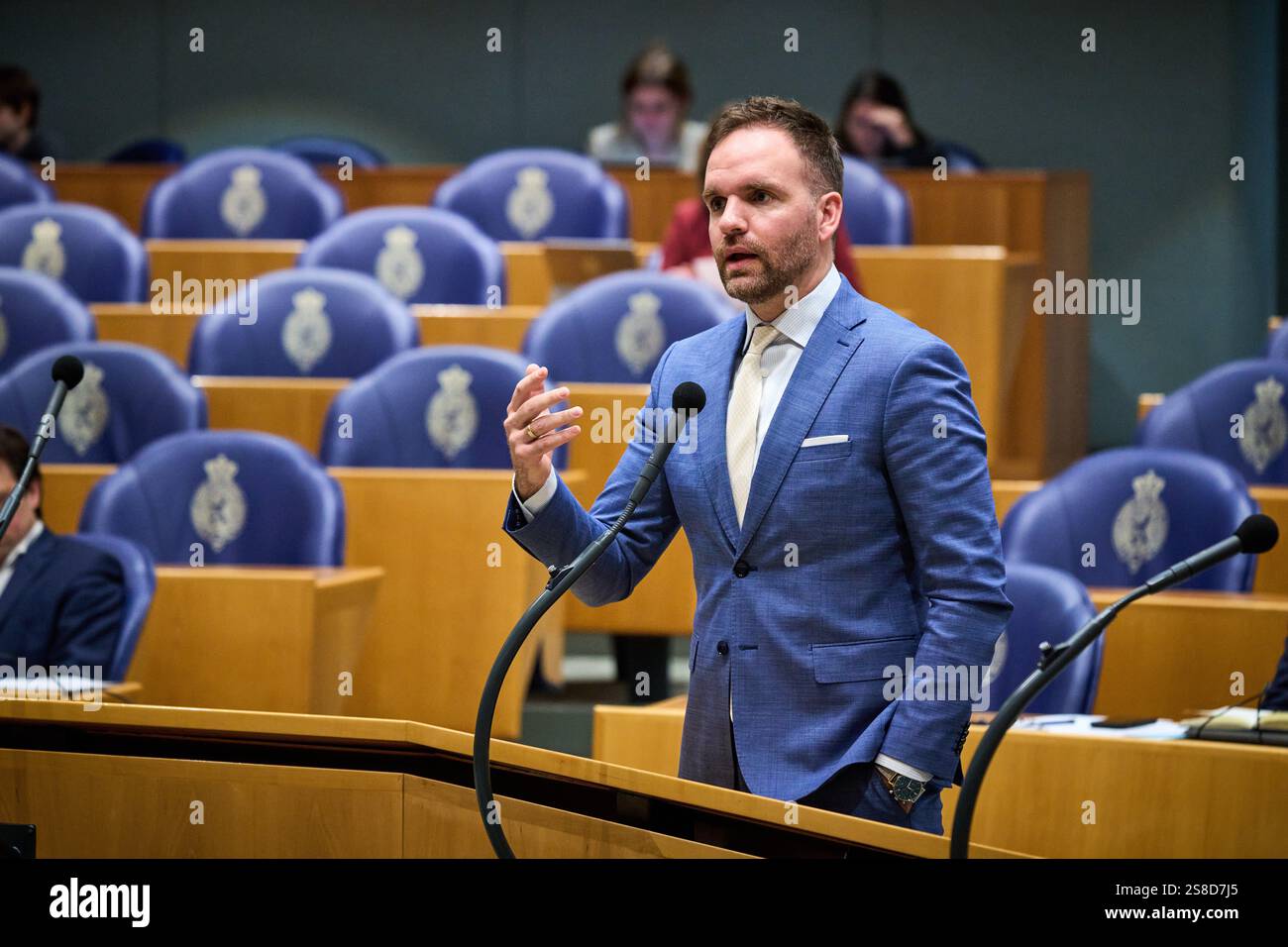 THE HAGUE - Derk Boswijk (CDA) during a debate on the right to ...