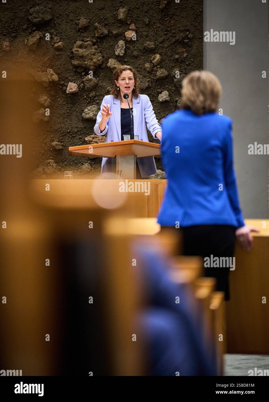 THE HAGUE - Christine Teunissen (PvdD) in debate with Ingrid Michon ...