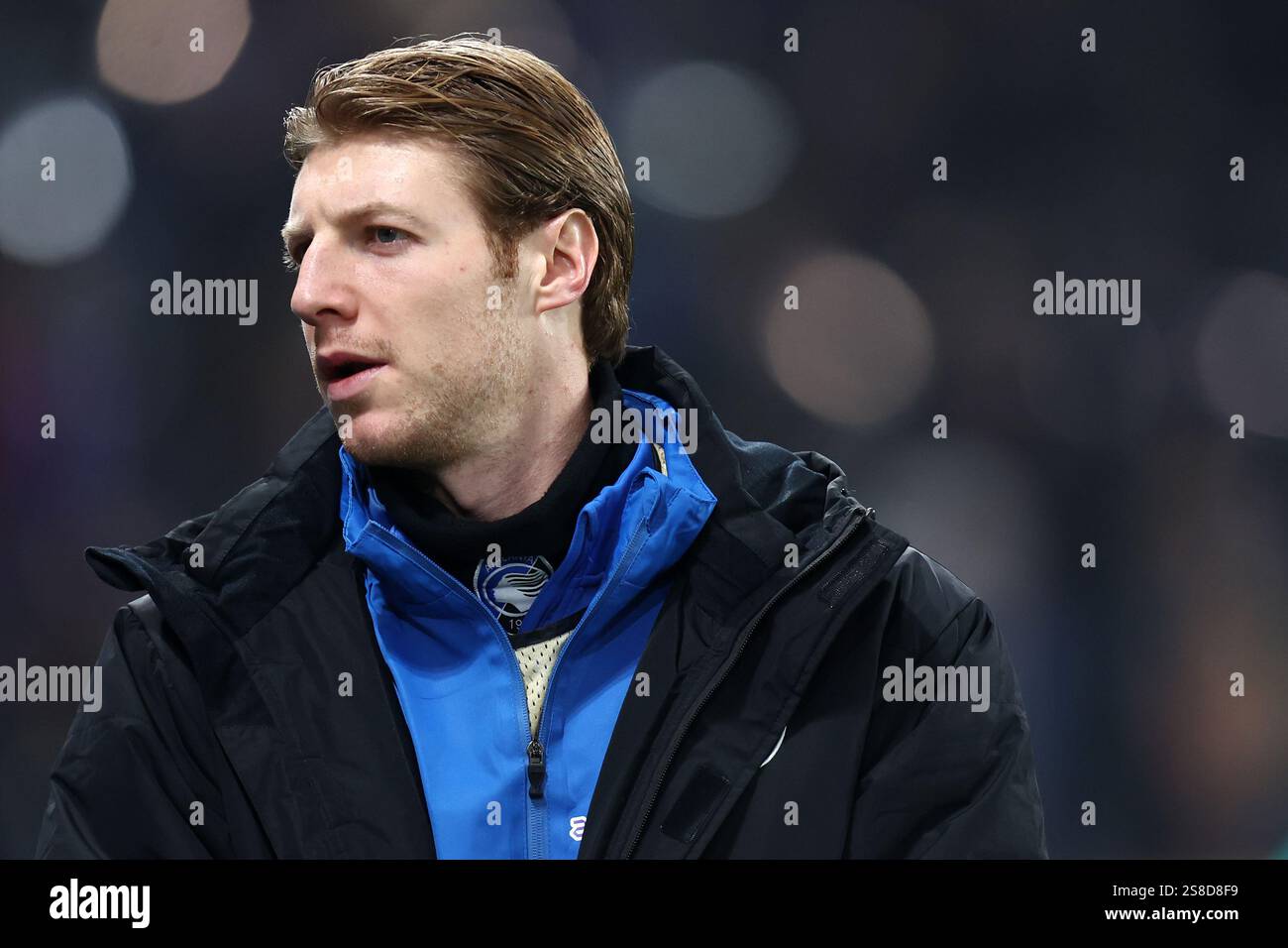 Marco Brescianini of Atalanta Bc looks on during the UEFA Champions ...