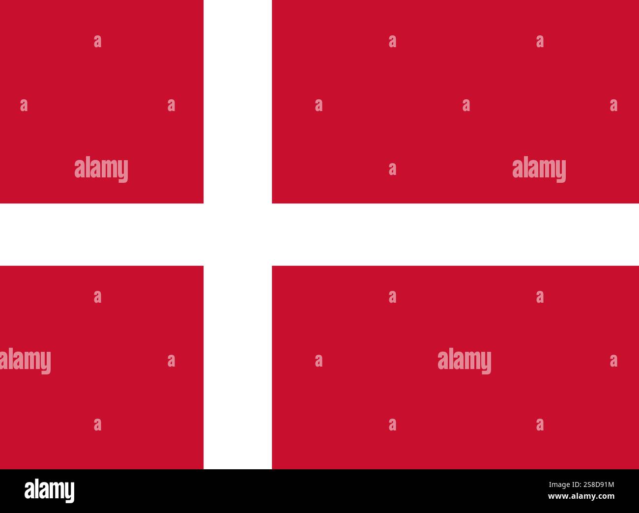 Flag of Denmark with the correct official dimensions. In Danish it is ...