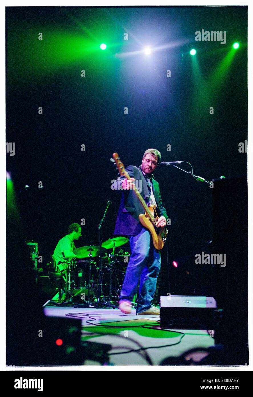 THE DOVES, CONCERT, 2002: Singer Jimi Goodwin of The Doves rock band ...