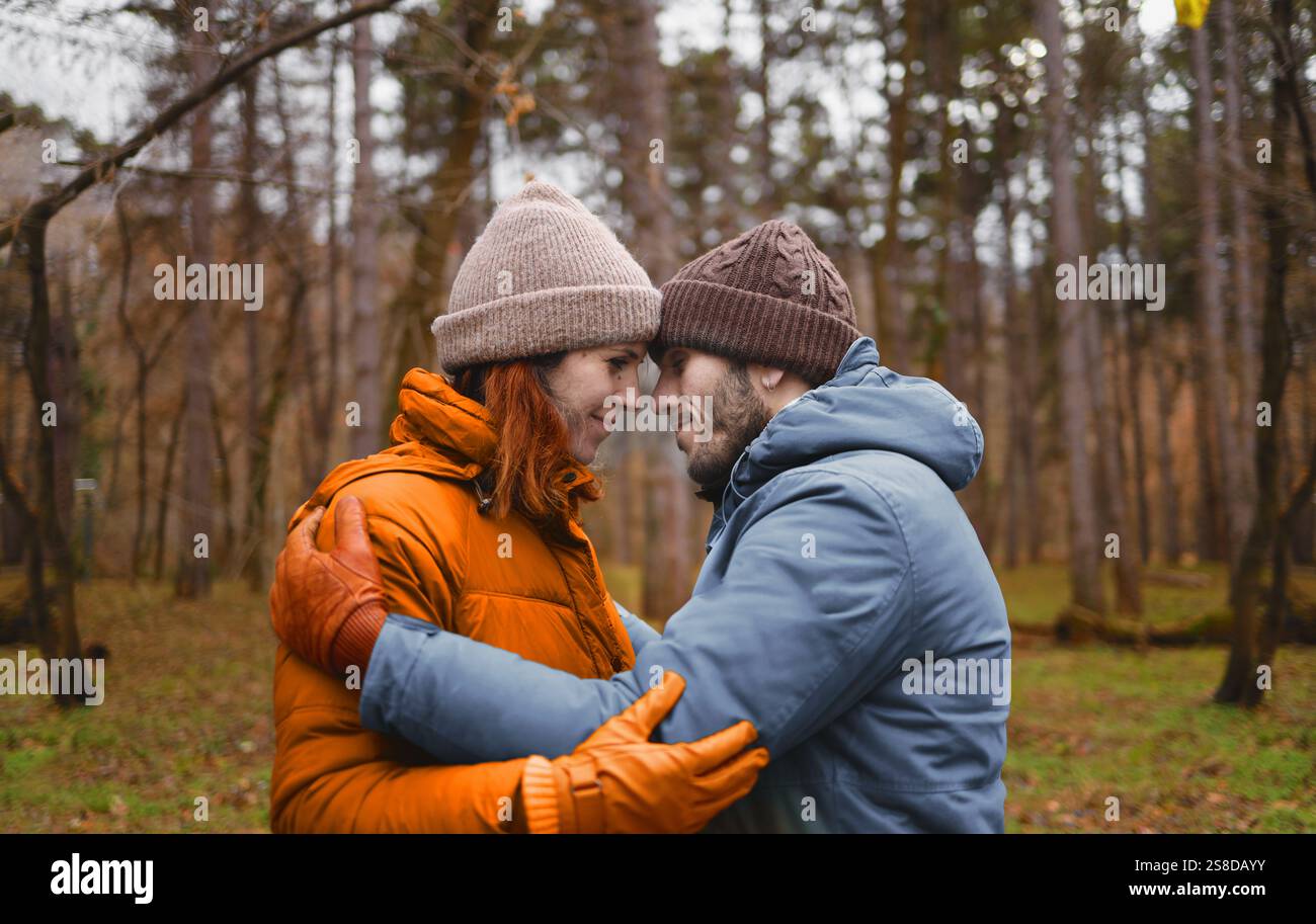 A couple holding each other Stock Photo - Alamy