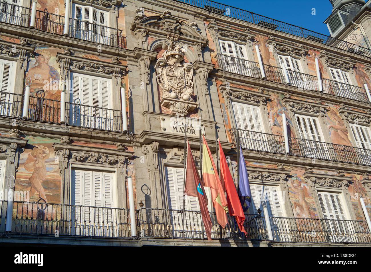 Madrid. Spain - January 22, 2025: : : Cultural heritage. Close-up view ...