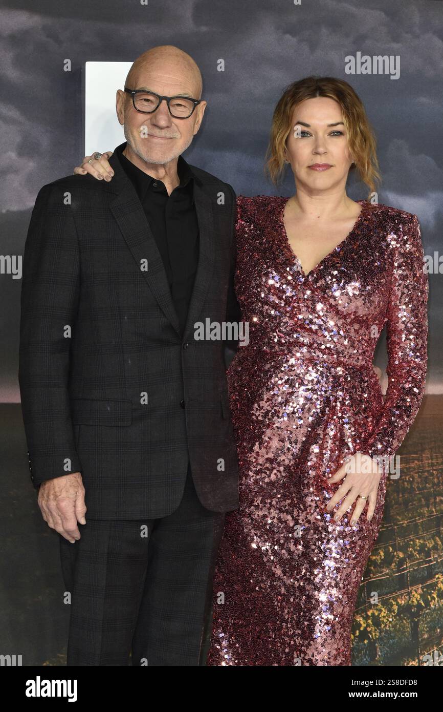 Sir Patrick Stewart and Sunny Ozell during the Amazon Original, 'Star ...