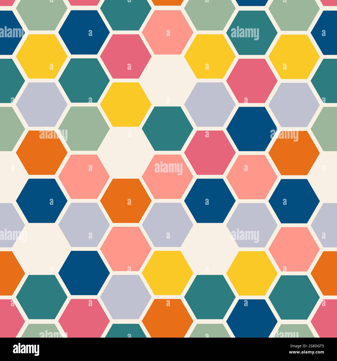 Geometric seamless pattern with polygon shapes. Retro Memphis style ...