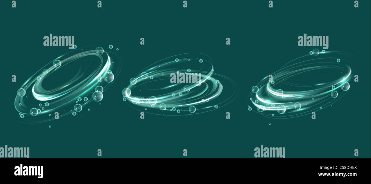 Bubble swirl effect designs hi-res stock photography and images - Alamy