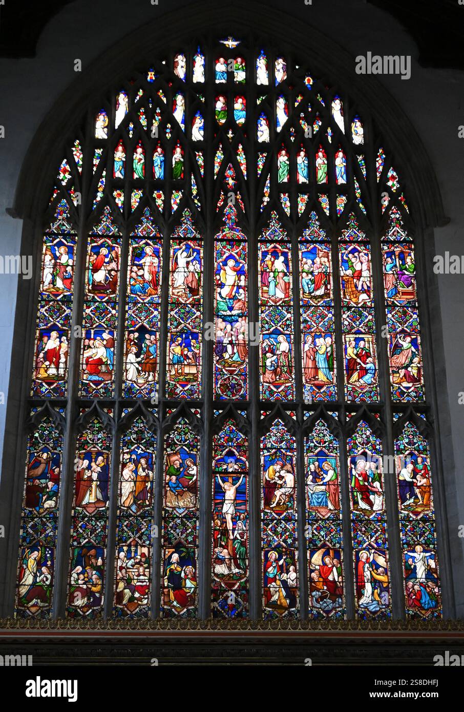 stained glass window st nicholas's chapel kings lynn Stock Photo - Alamy