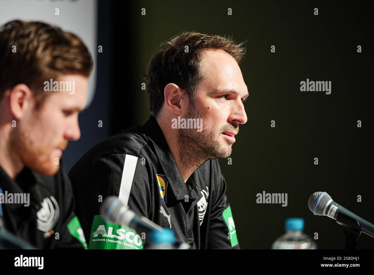 Benjamin Chatton (Deutschland, Manager) DEN, Pressekonferenz ...