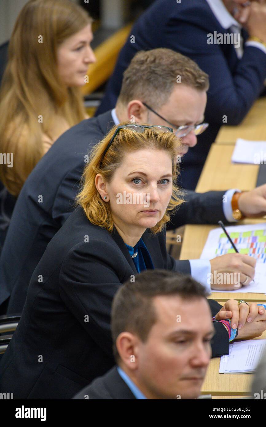 Magdeburg, Germany. 22nd Jan, 2025. Karin Tschernich-Weiske (CDU) in ...