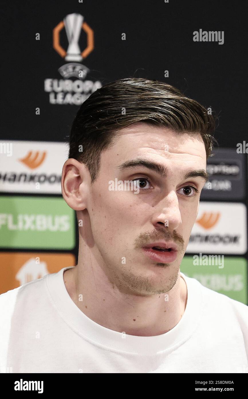 Tubize, Belgium. 22nd Jan, 2025. Union's Ross Sykes pictured during a ...