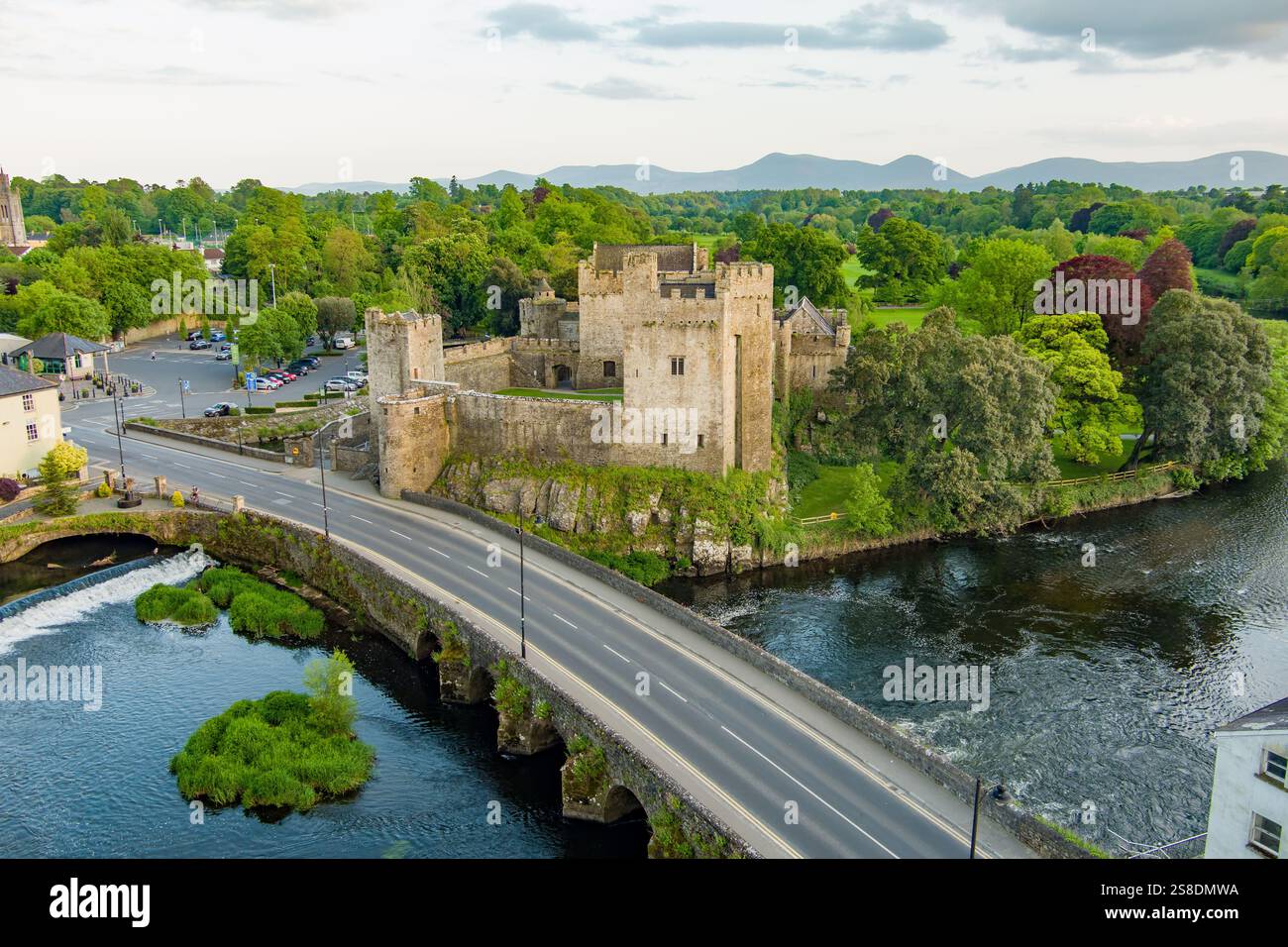 Cahir castle, one of Ireland's most prominent and best-preserved ...