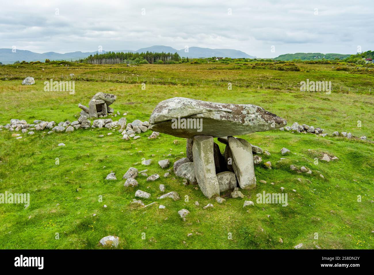 Kilclooney Dolmen, one of Ireland's most elegant portal-tombs or ...