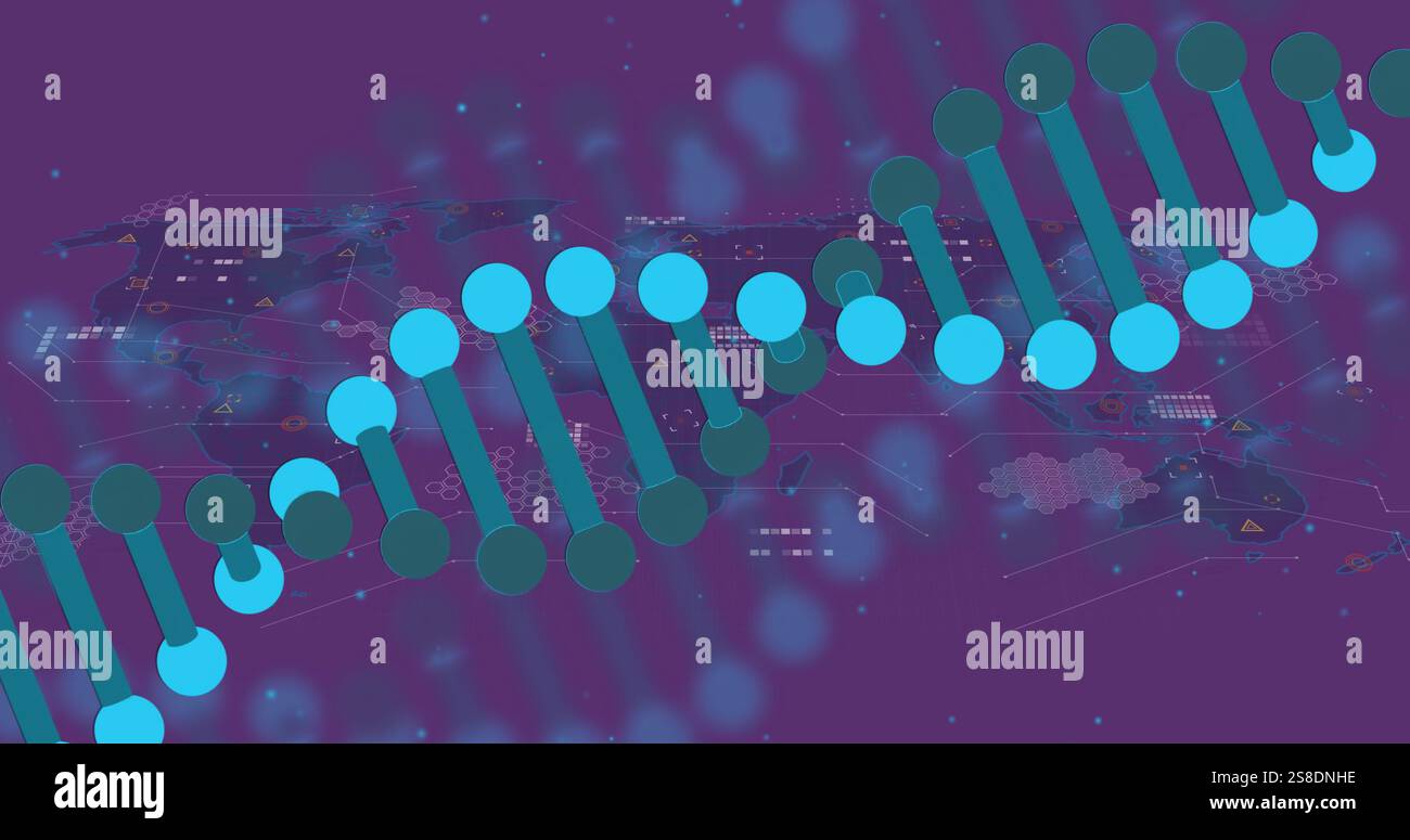 Image dna strands connections hi-res stock photography and images - Alamy