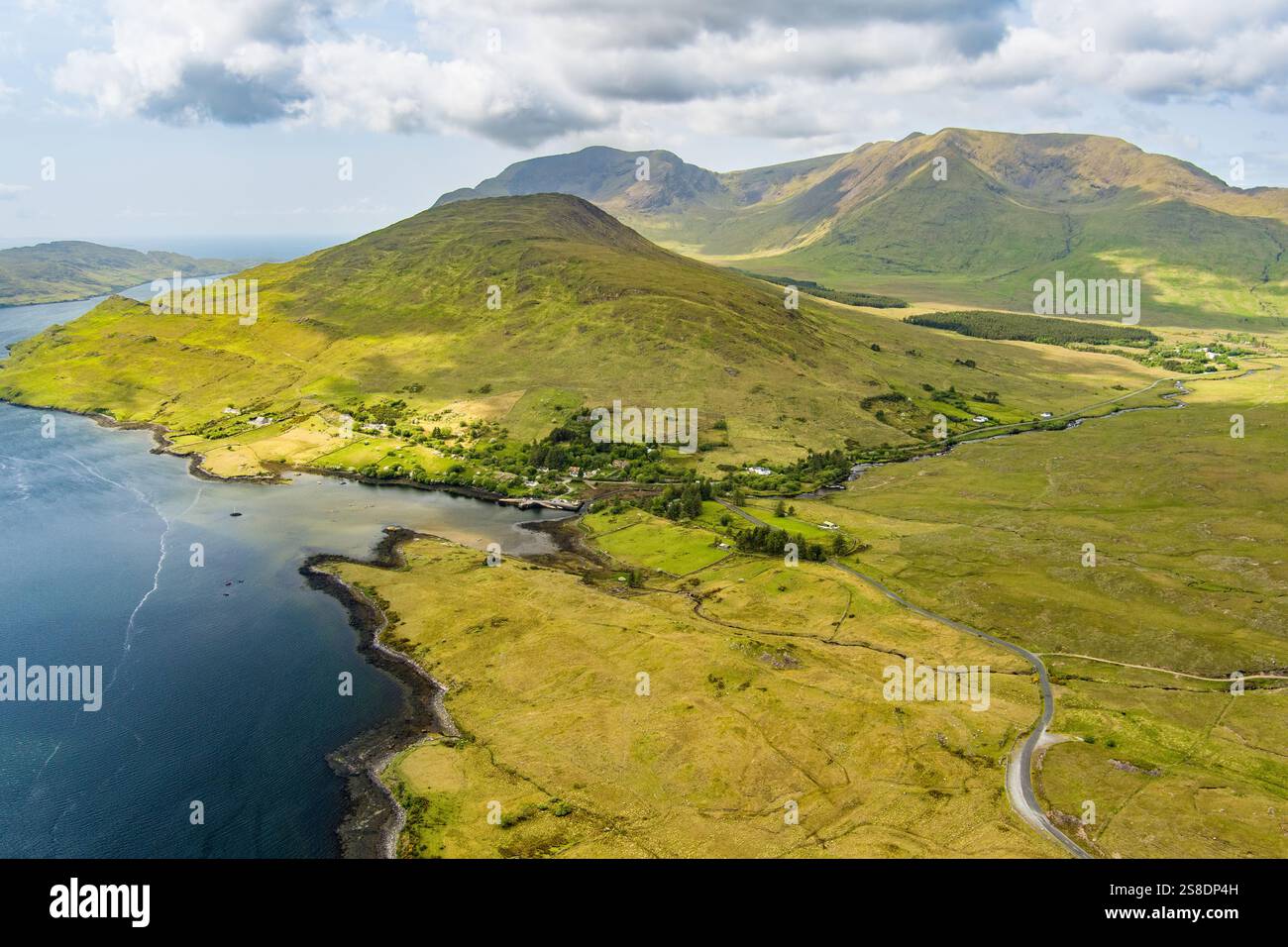 Killary Harbour or Killary fjord, a stunning fjord in the west of ...