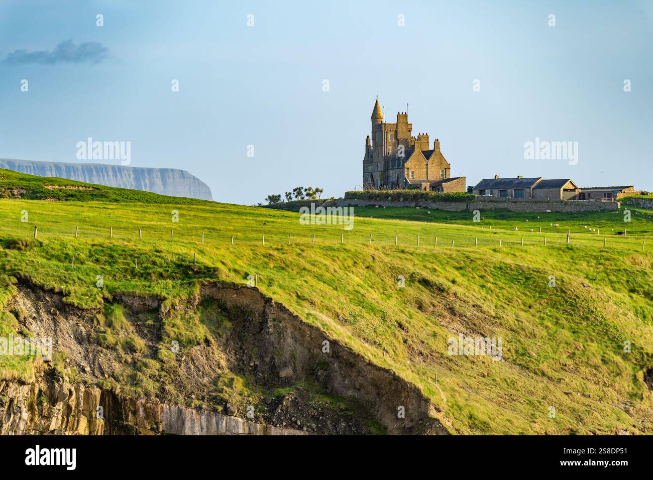 Famous Classiebawn Castle in picturesque landscape of Mullaghmore Head ...