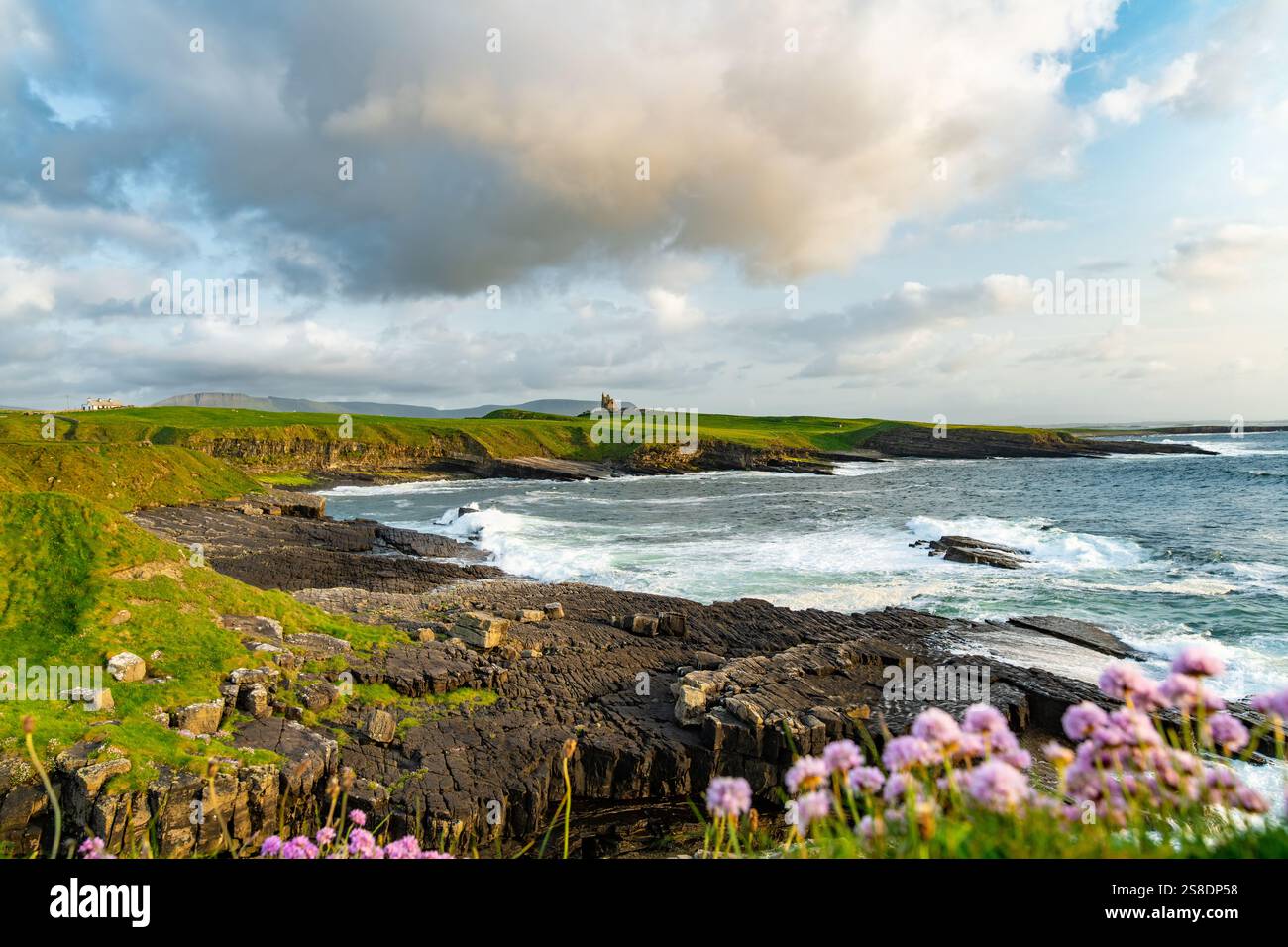 Famous Classiebawn Castle in picturesque landscape of Mullaghmore Head ...