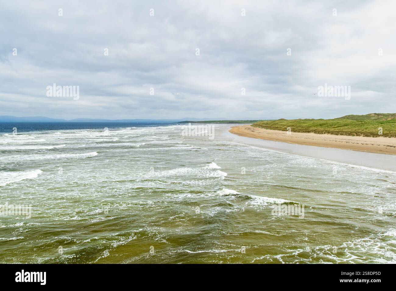 Spectacular Tullan Strand, one of Donegal's renowned surf beaches ...