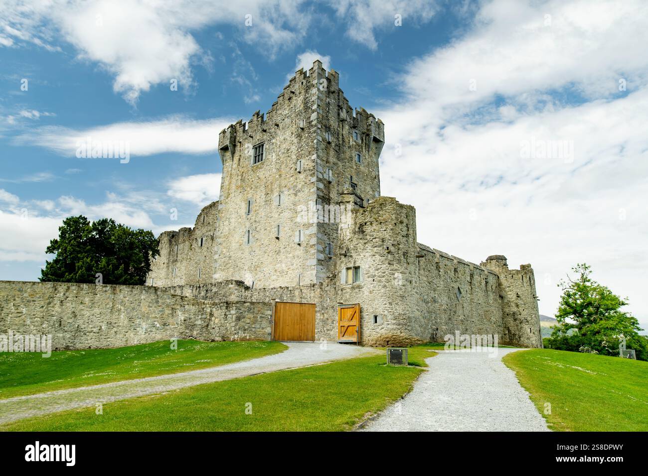 Ross Castle, 15th-century tower house and keep on the edge of Lough ...