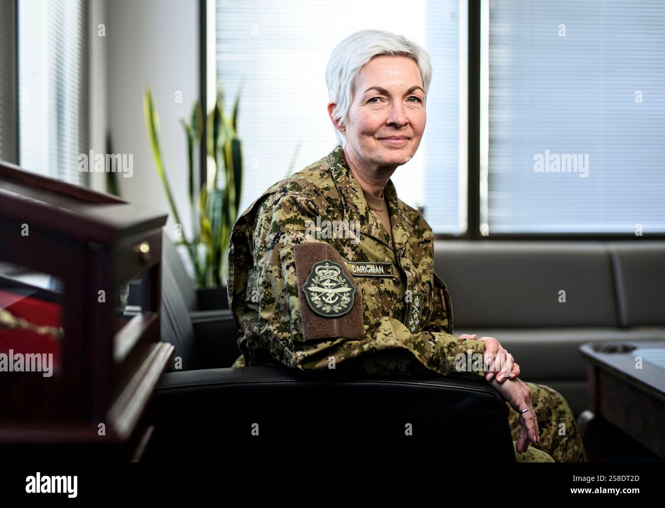 Ottawa, Can. 21st Jan, 2025. Gen. Jennie Carignan, Chief of the Defence ...