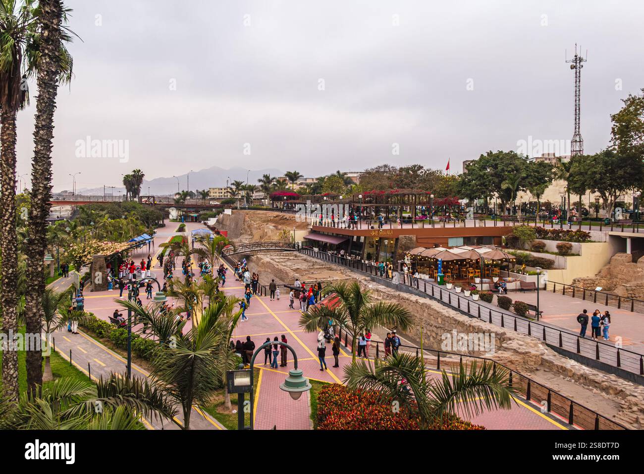 Parque de la Muralla, Cercado de Lima - Peru Stock Photo - Alamy