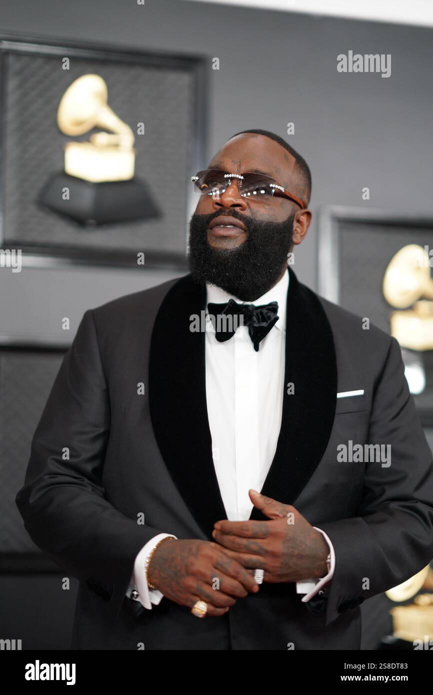 Rick Ross at the 62nd Annual Grammy Awards, Arrivals, Los Angeles, USA ...
