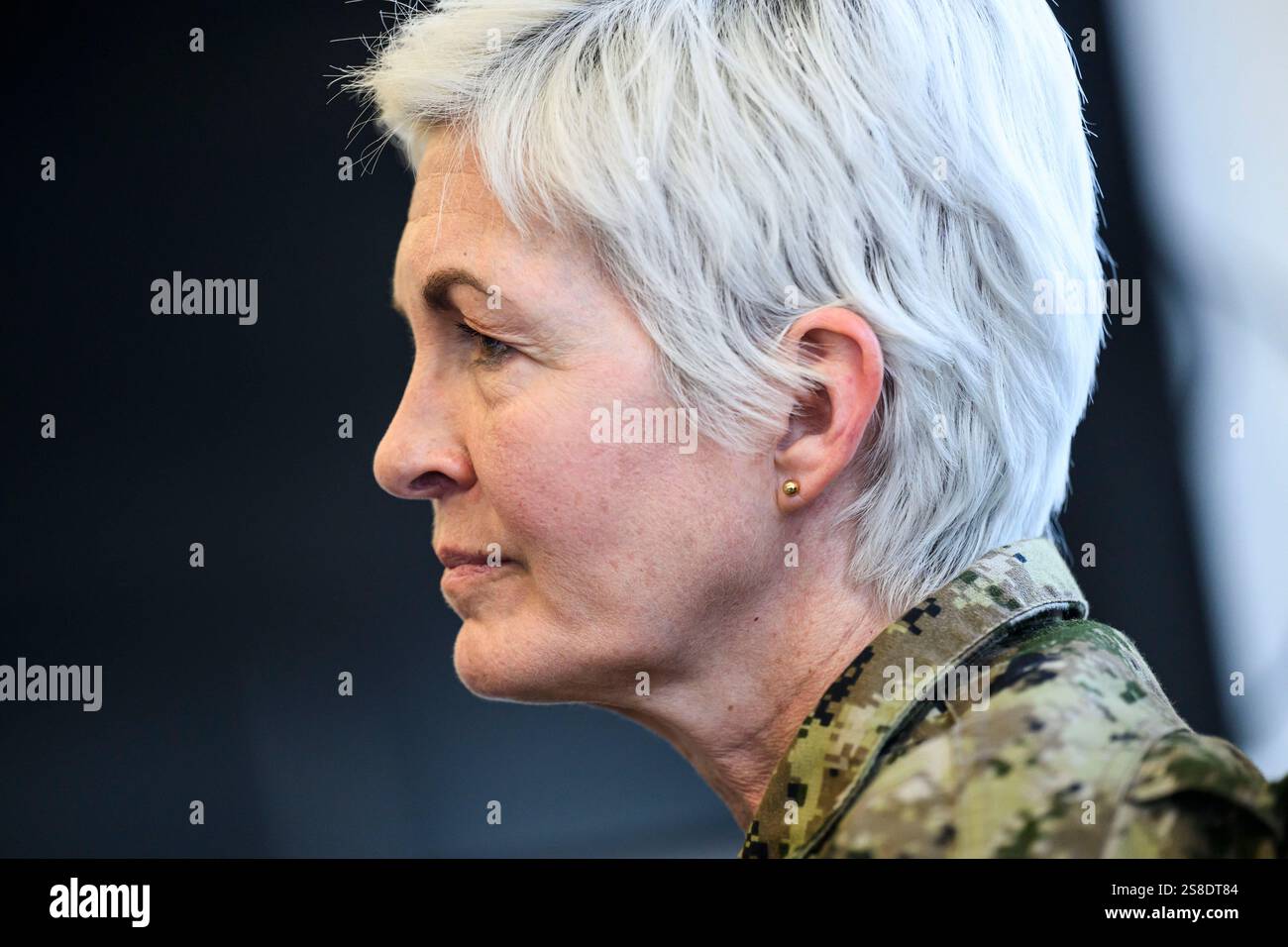 Ottawa, Can. 21st Jan, 2025. Gen. Jennie Carignan, Chief of the Defence ...