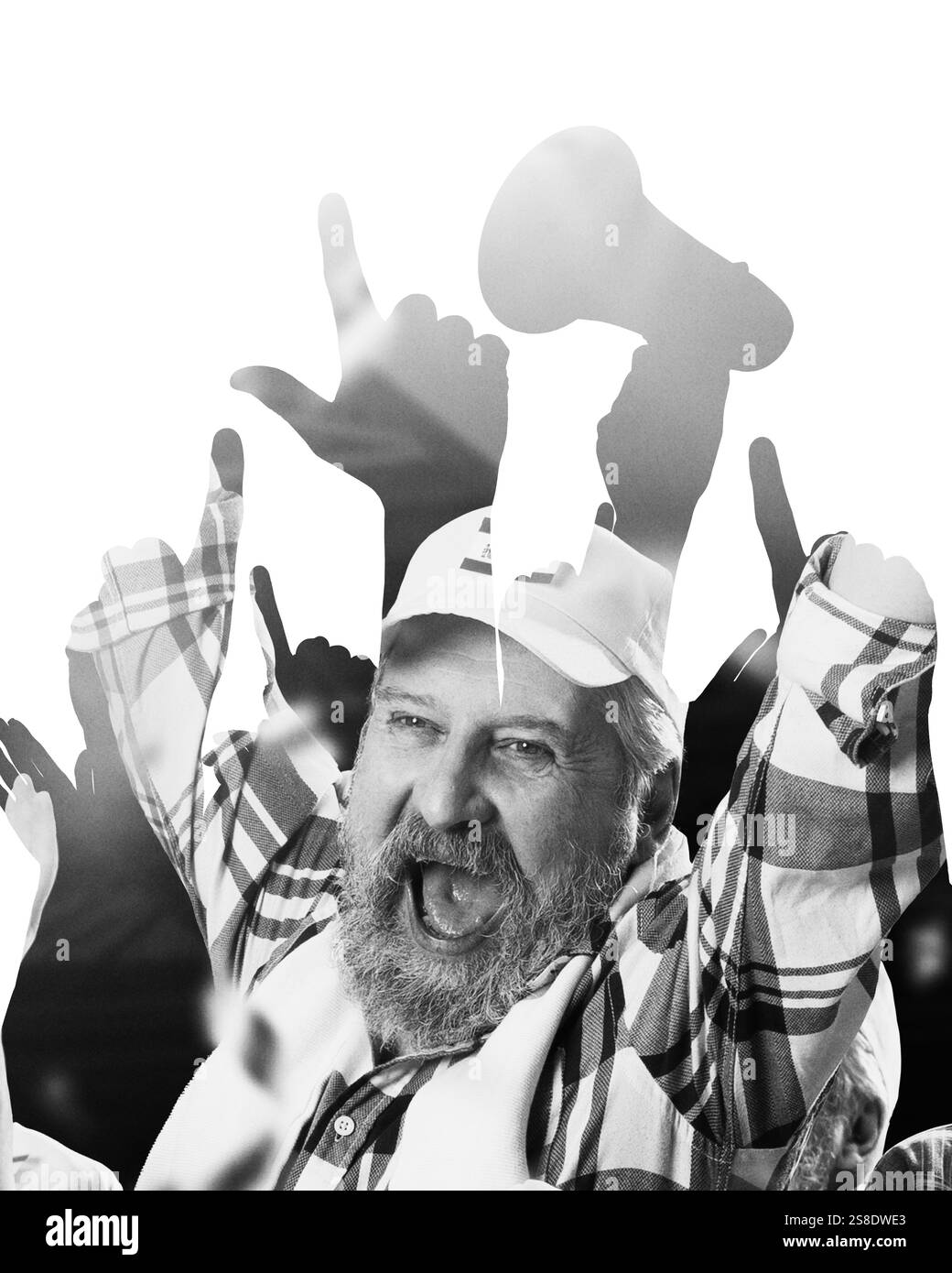 Elderly art creative Black and White Stock Photos & Images - Alamy