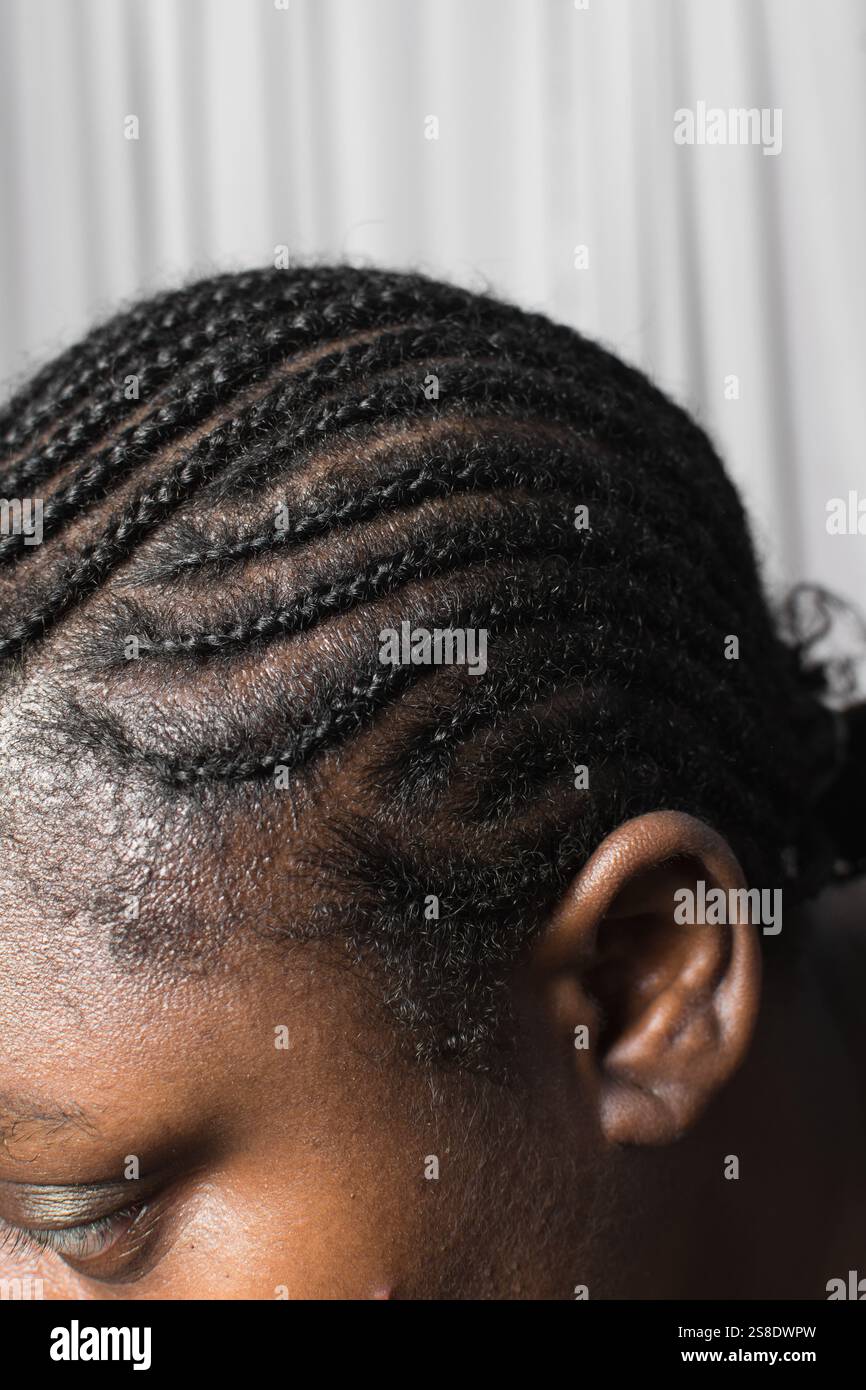 Brown skin woman with cornrows, cornrow braids on brown skin, african ...