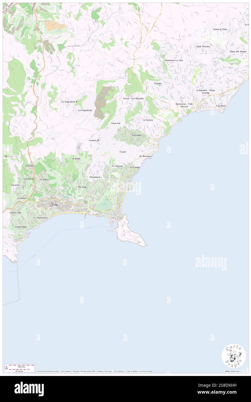 Calpe central res hi-res stock photography and images - Alamy