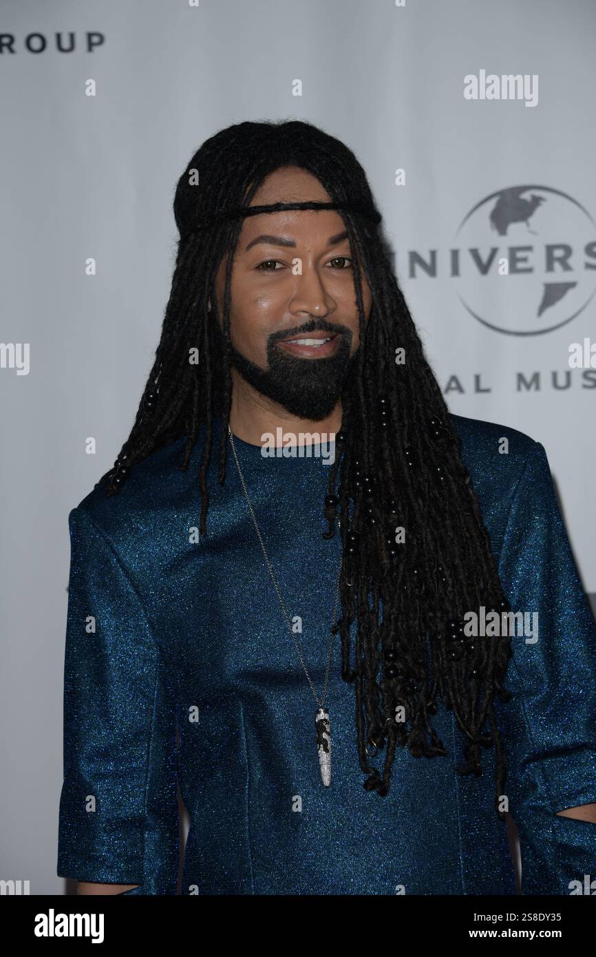 Ty Hunter attend the Universal Music Group's 2020 Grammy after party ...