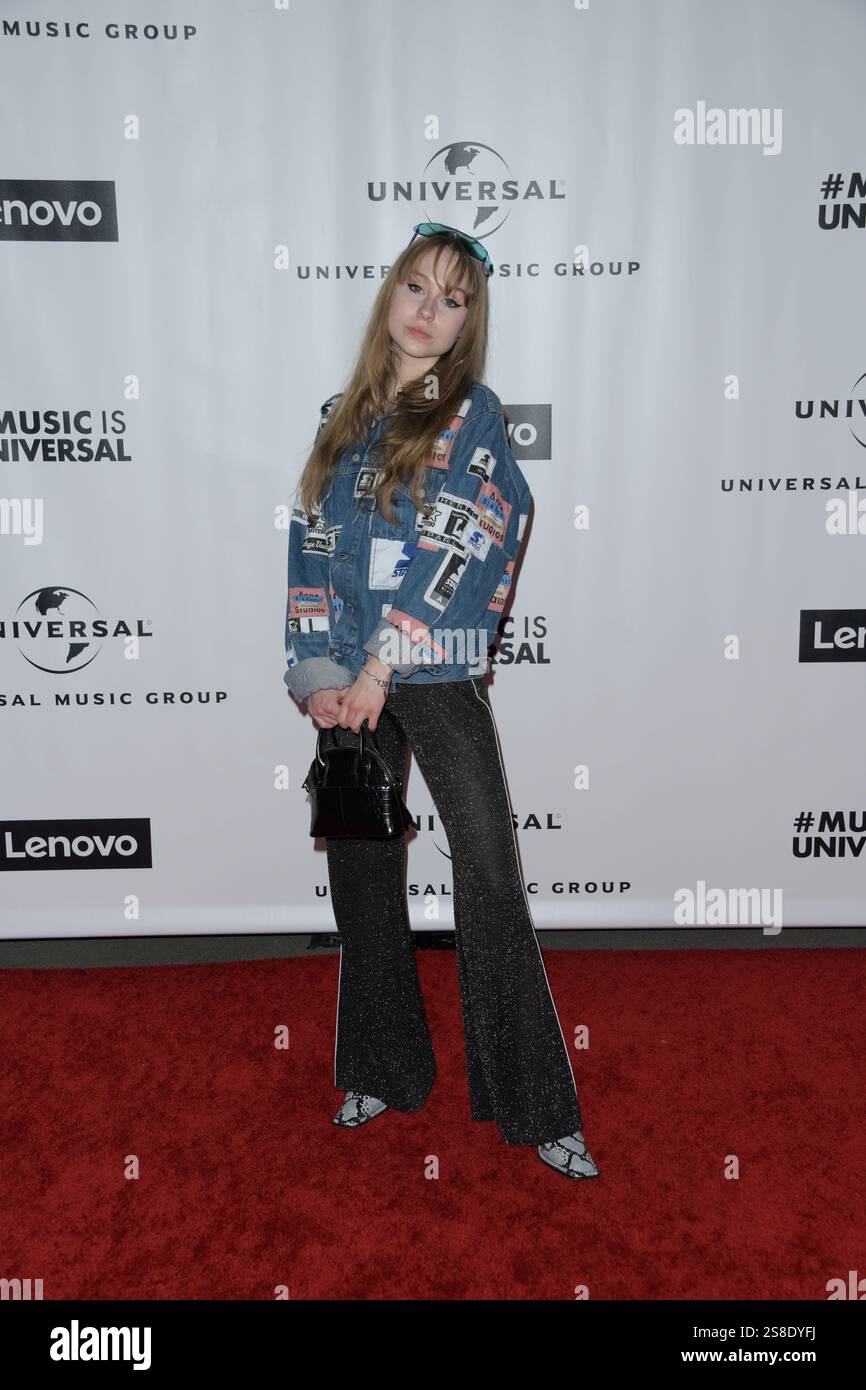 Leyla Blue attend the Universal Music Group's 2020 Grammy after party ...