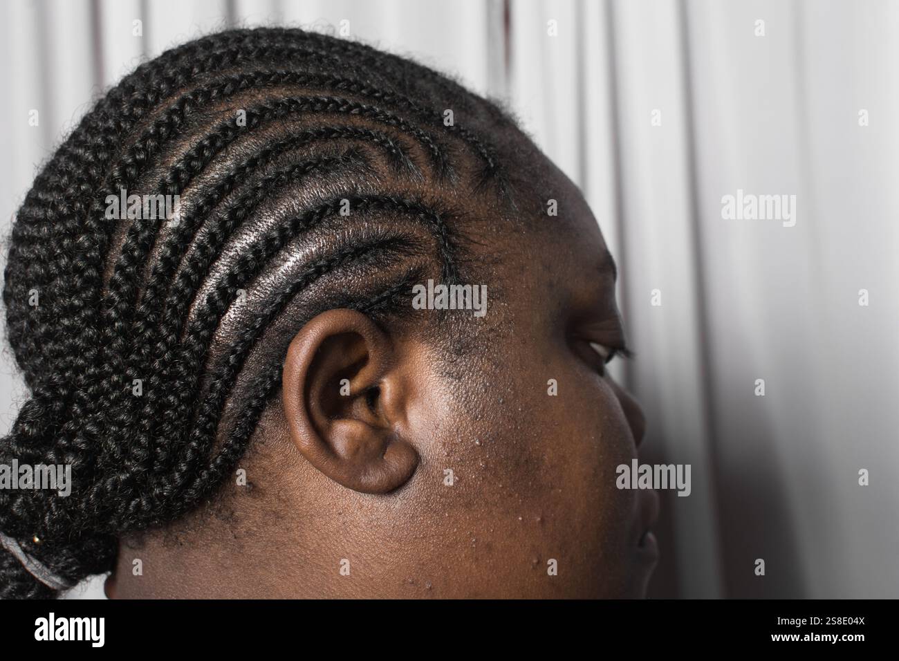 Brown skin woman with cornrows, cornrow braids on brown skin, african ...